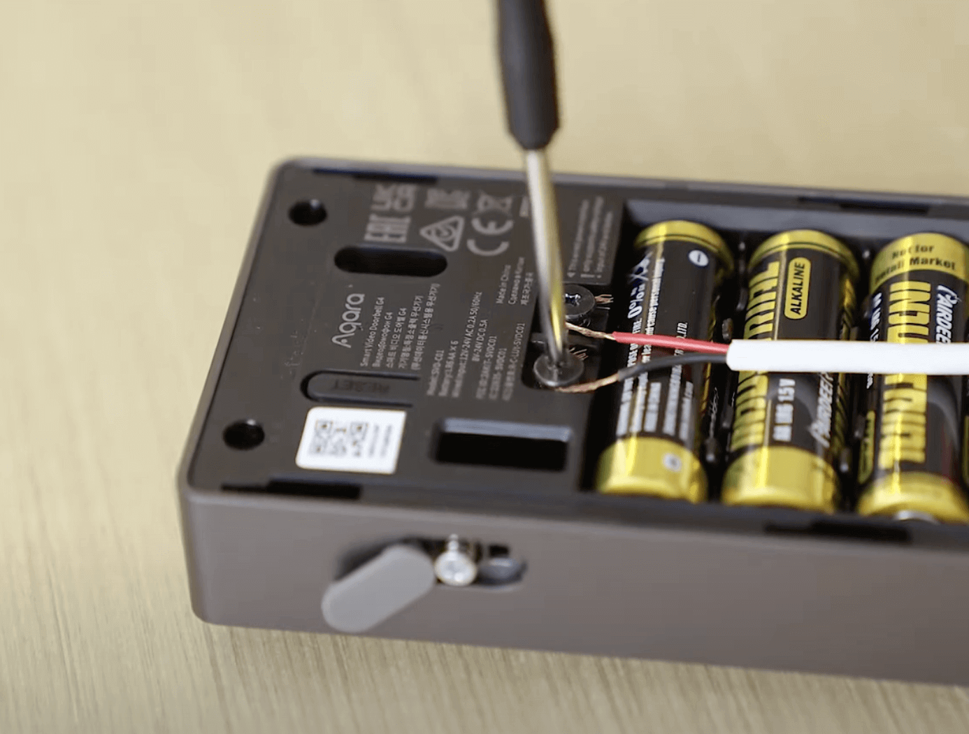 Aqara G4 智慧門鈴 接電說明與注意事項